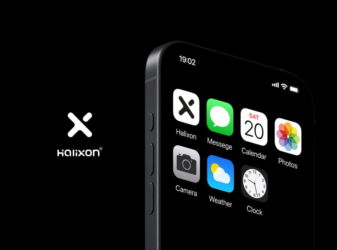 طراحی هویت بصری برند Halixon • آکادمی قلموم