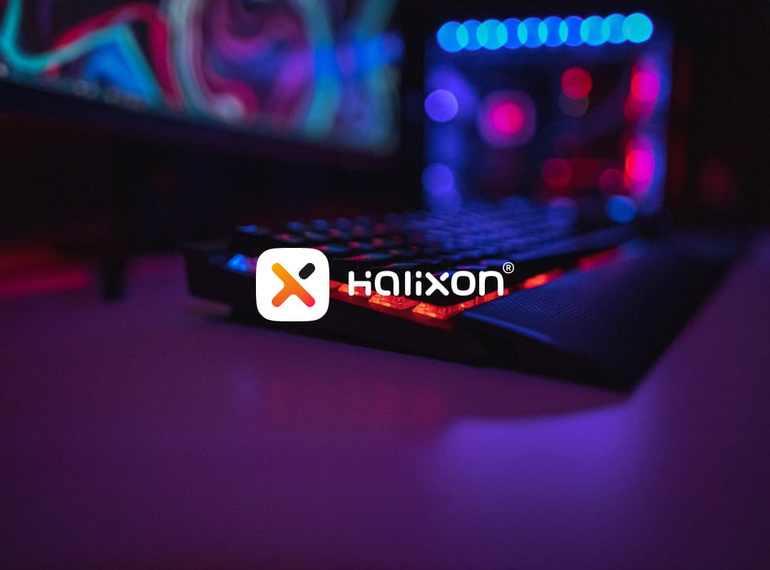 طراحی هویت بصری برند Halixon • آکادمی قلموم